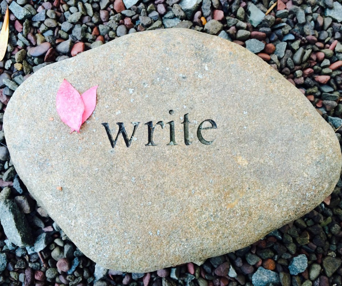 Writing on a Rock | The World Outside the Window